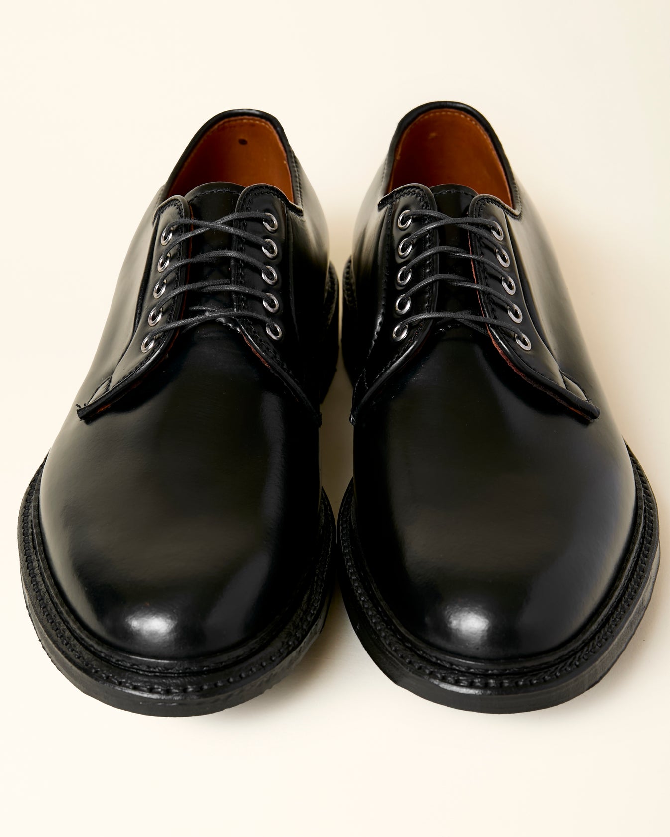 9901C Plain Toe Blucher in Black Shell Cordovan, Barrie Last – Brick ...
