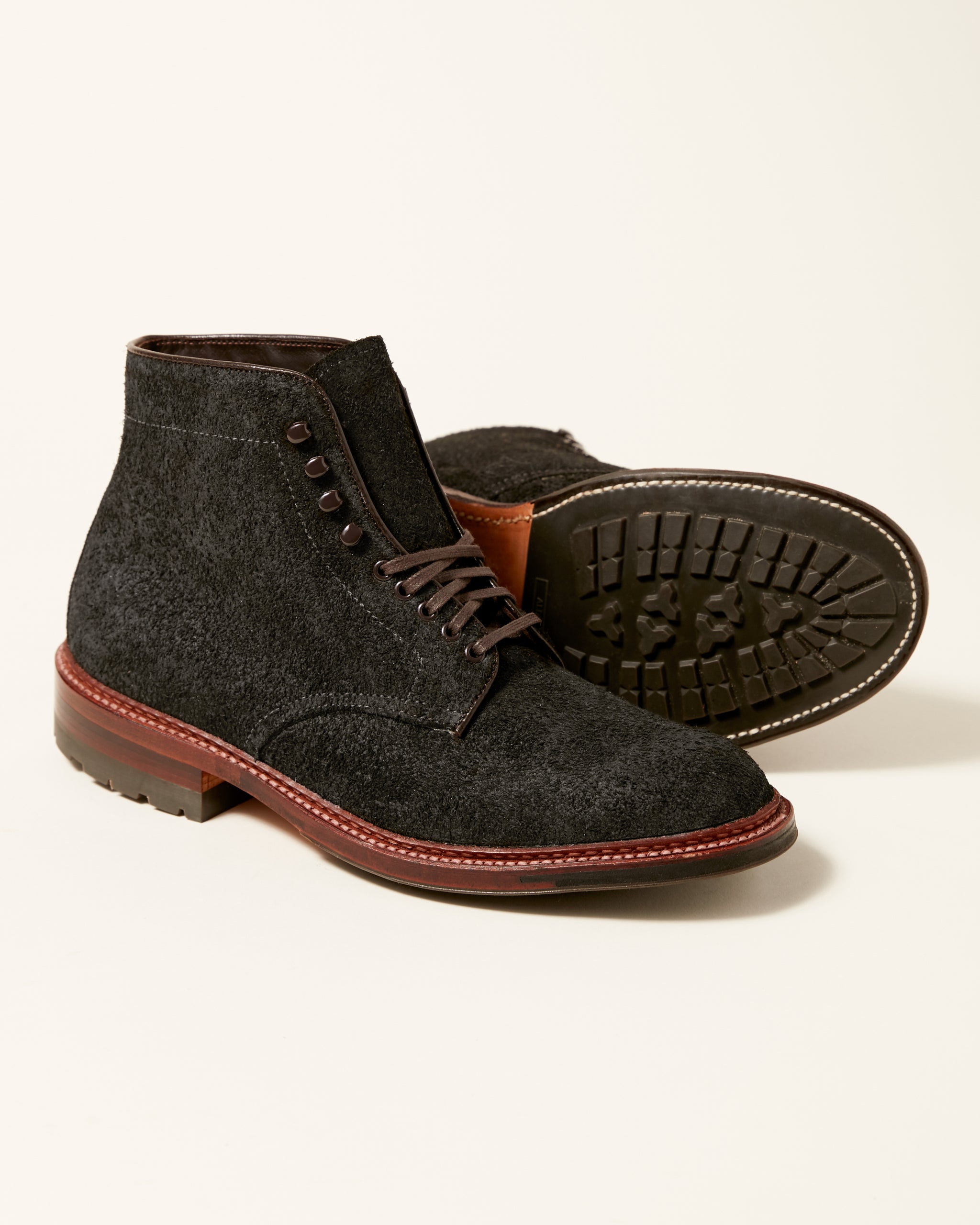 "Skagit Valley" Plain Toe Boot in Earth Reverse Chamois, Trubalance La ...